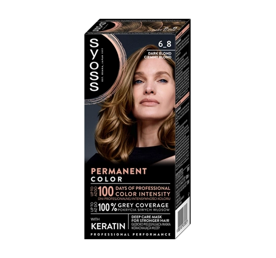 SYOSS PERMANENTE COLORATION HAARFARBE 6_8 DUNKELBLOND 6_8 DUNKELBLOND | ezebra.de ...